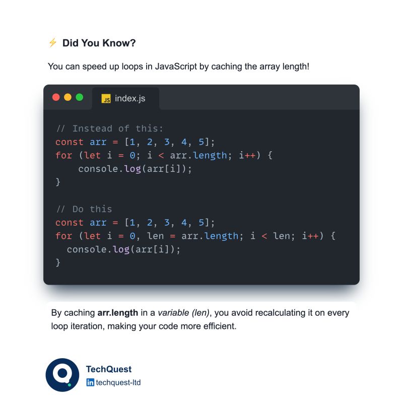 TechQuest Ltd on LinkedIn: #javascript #codingtips # ... TechQuest Ltd on LinkedIn: #javascript #codingtips # ...