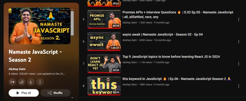 Raj Shinde on LinkedIn: #javascript #akshaysaini #namastejavascript Raj Shinde on LinkedIn: #javascript #akshaysaini #namastejavascript
