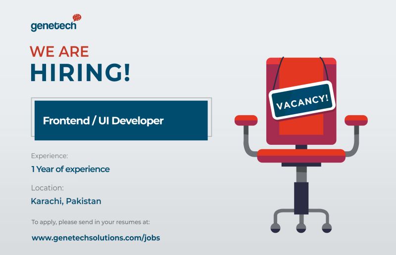 Genetech Solutions on LinkedIn: #frontenddevelopers #uideveloper # ... Genetech Solutions on LinkedIn: #frontenddevelopers #uideveloper # ...