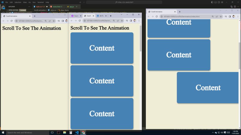Launching Scroll Animation Project with HTML, CSS, and JavaScript ... Launching Scroll Animation Project with HTML, CSS, and JavaScript ...