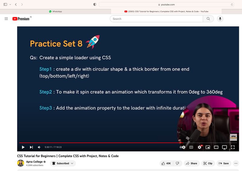 Completed CSS course at Apna College | Aman Pratap Singh posted on the ... Completed CSS course at Apna College | Aman Pratap Singh posted on the ...