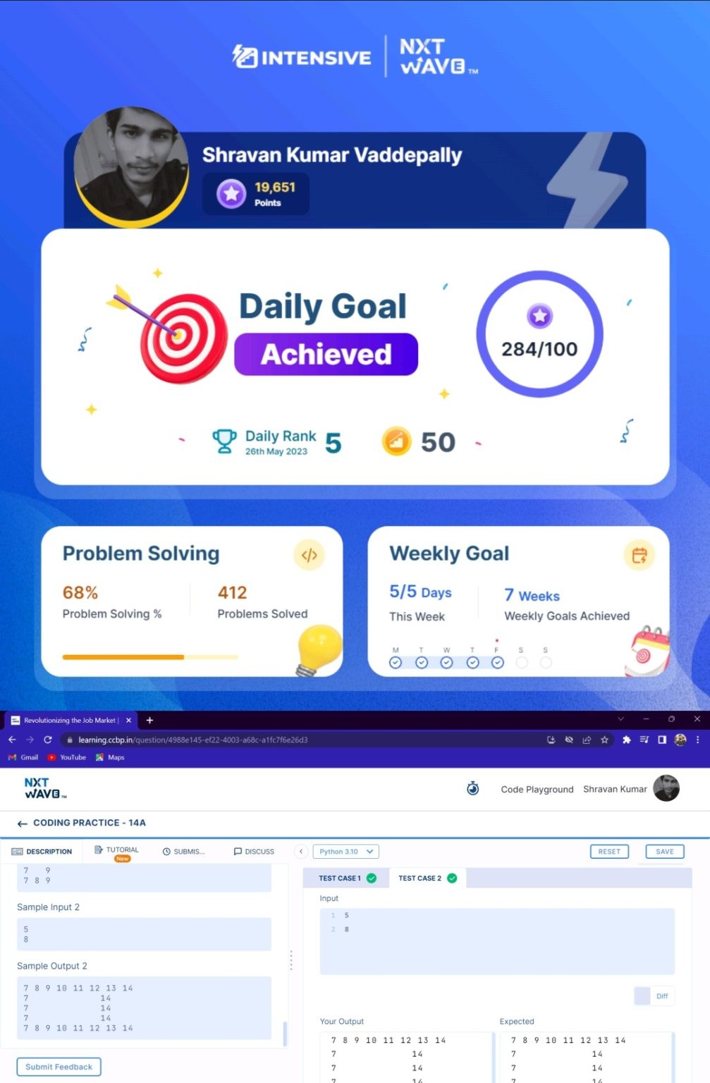 Shravan kumar on LinkedIn: #day45 #nxtwave #consistencymatters ... Shravan kumar on LinkedIn: #day45 #nxtwave #consistencymatters ...