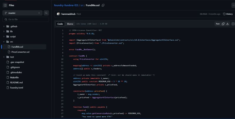 Hammad Saleem on LinkedIn: #solidity #smartcontracts #foundry Hammad Saleem on LinkedIn: #solidity #smartcontracts #foundry