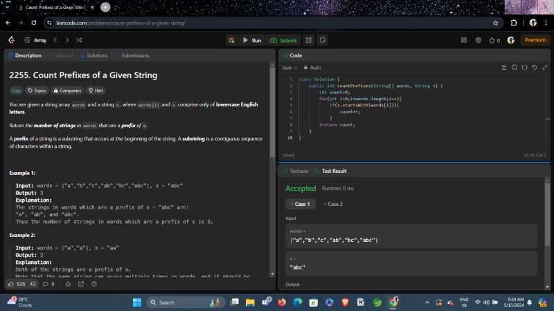 SHREENATH S P on LinkedIn: #100daysofcodechallenge #leetcode SHREENATH S P on LinkedIn: #100daysofcodechallenge #leetcode