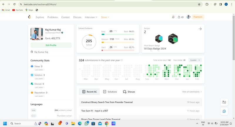 Raj Kumar Raj on LinkedIn: #leetcode #codingjourney #mentorship # ... Raj Kumar Raj on LinkedIn: #leetcode #codingjourney #mentorship # ...