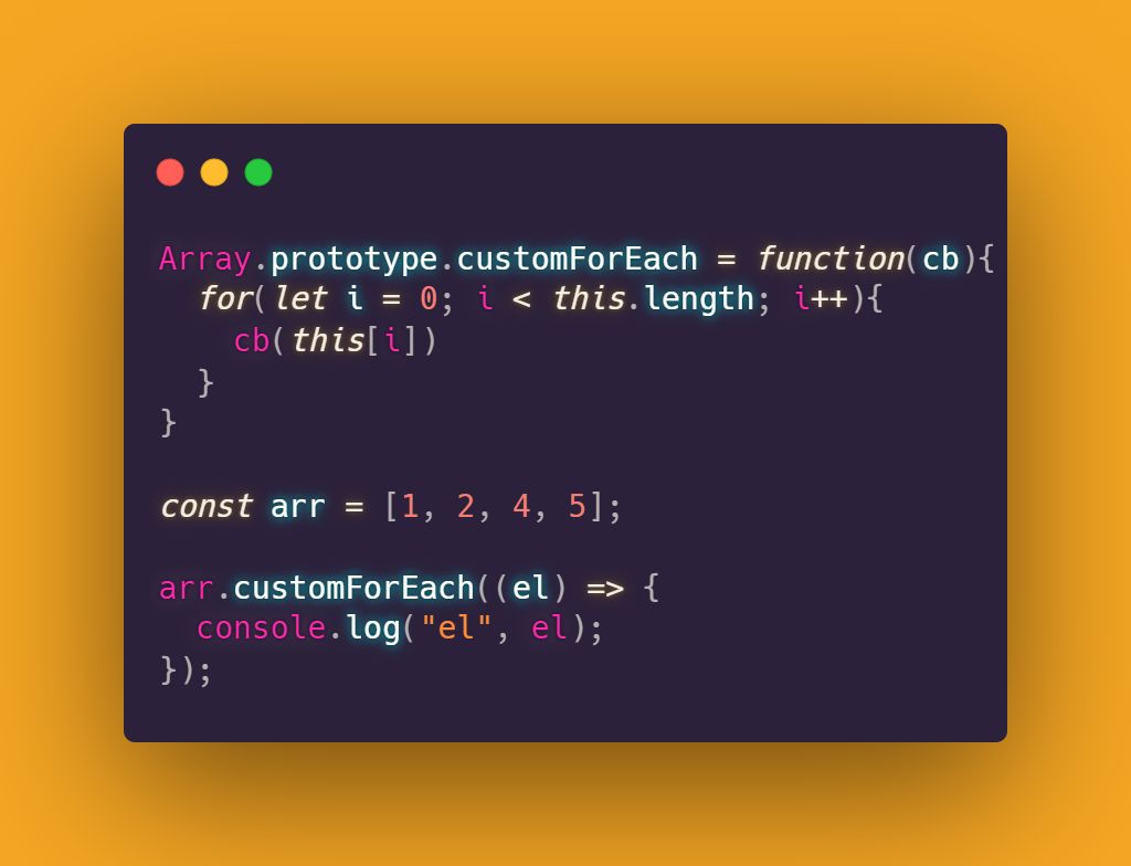 Dinesh katariya on LinkedIn: Just made my own forEach for arrays in ... Dinesh katariya on LinkedIn: Just made my own forEach for arrays in ...