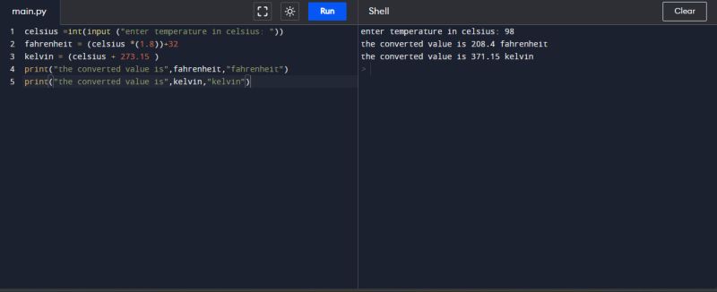 Ayush Kumar on LinkedIn: #programming #temperatureconverter # ... Ayush Kumar on LinkedIn: #programming #temperatureconverter # ...