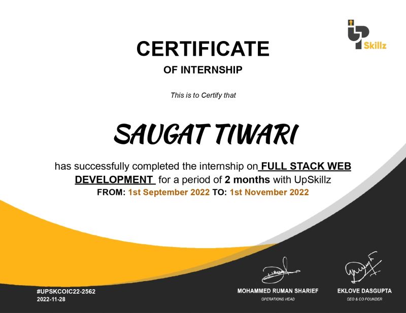Saugat Tiwari on LinkedIn: skills and knowledge that I got from ... Saugat Tiwari on LinkedIn: skills and knowledge that I got from ...