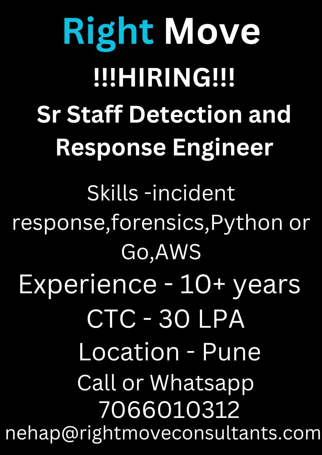 Neha P on LinkedIn: #hiring #incidentresponse #forensics # ... Neha P on LinkedIn: #hiring #incidentresponse #forensics # ...