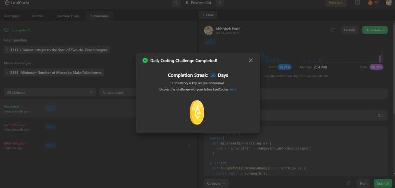 ABHISHEK PATEL on LinkedIn: #leetcode #leetcode2023 #coding #streak ABHISHEK PATEL on LinkedIn: #leetcode #leetcode2023 #coding #streak