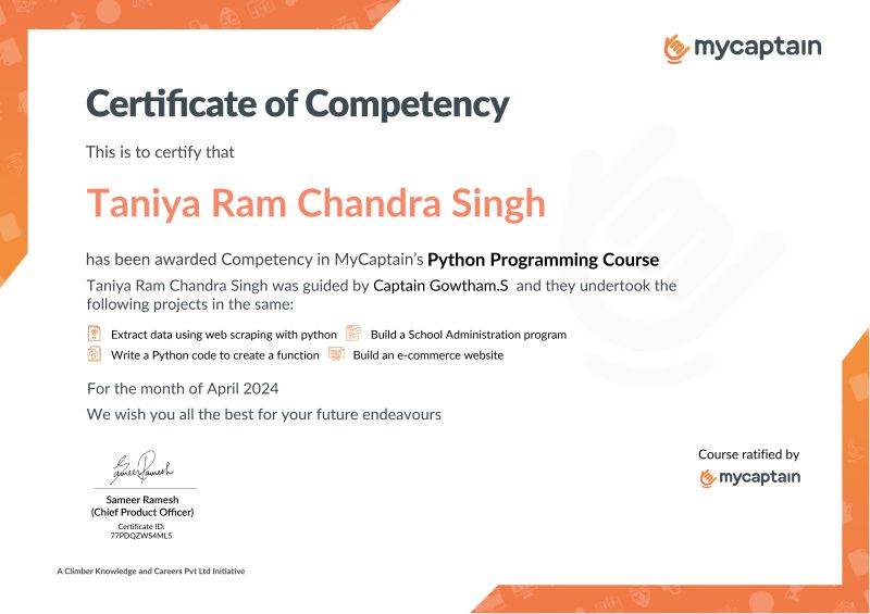 Taniya Singh on LinkedIn: #python #programming #skillsdevelopment # ... Taniya Singh on LinkedIn: #python #programming #skillsdevelopment # ...