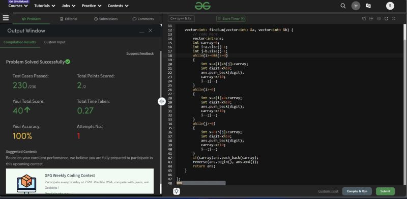 How I solved a problem in C++ | Siddhi P. posted on the topic | LinkedIn How I solved a problem in C++ | Siddhi P. posted on the topic | LinkedIn