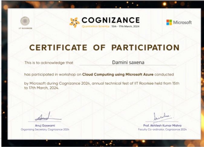 Damini Saxena on LinkedIn: #cloudcomputing #microsoftazure #microsoft Damini Saxena on LinkedIn: #cloudcomputing #microsoftazure #microsoft