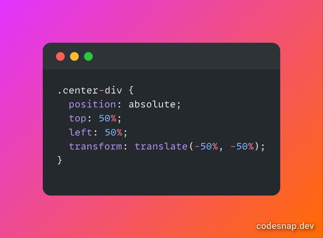 Adebayo Olamilekan on LinkedIn: How to center a div Adebayo Olamilekan on LinkedIn: How to center a div