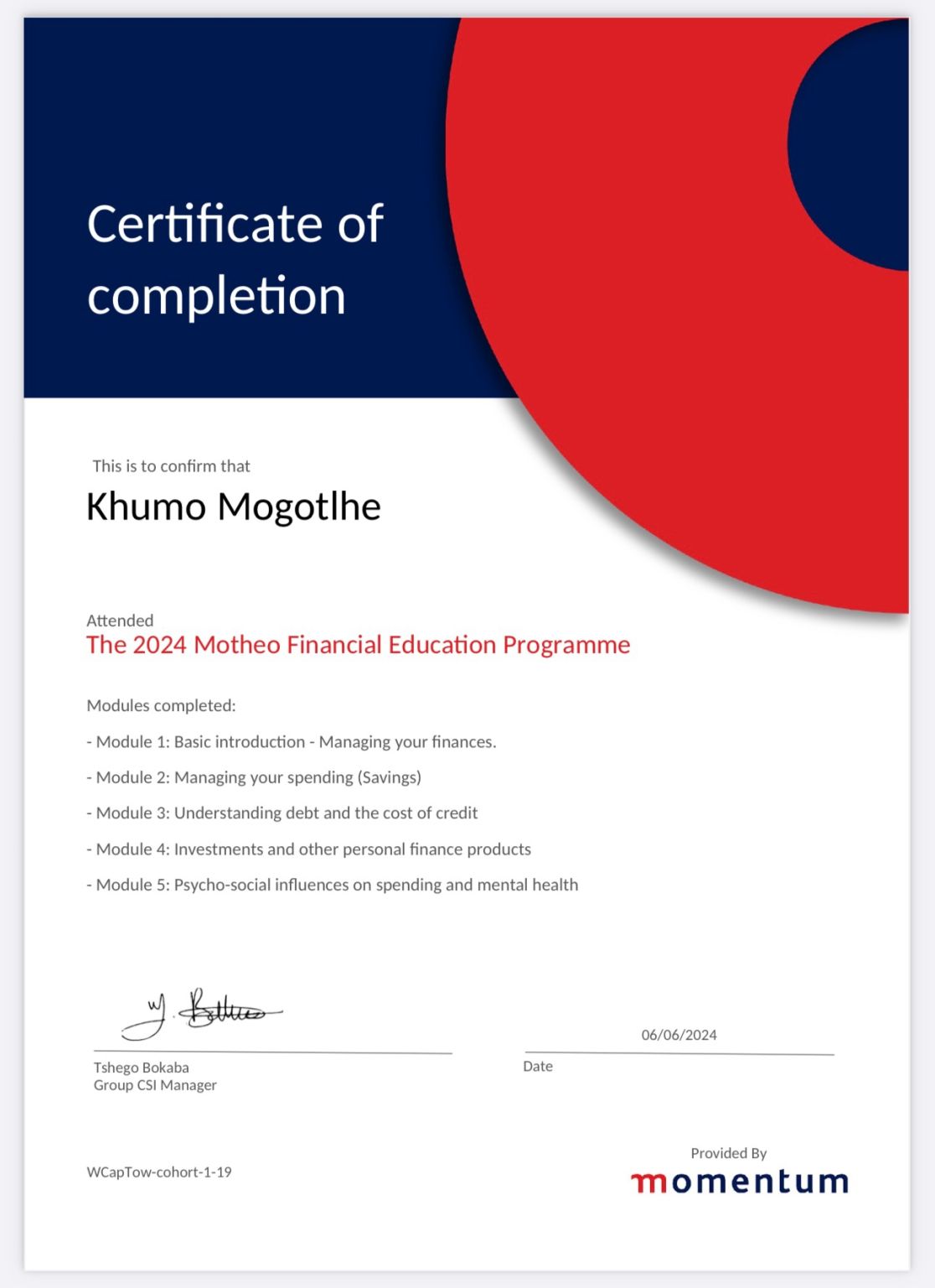 Khumo Mogotlhe on LinkedIn: 🌟 Excited to Share: My Journey with ... Khumo Mogotlhe on LinkedIn: 🌟 Excited to Share: My Journey with ...