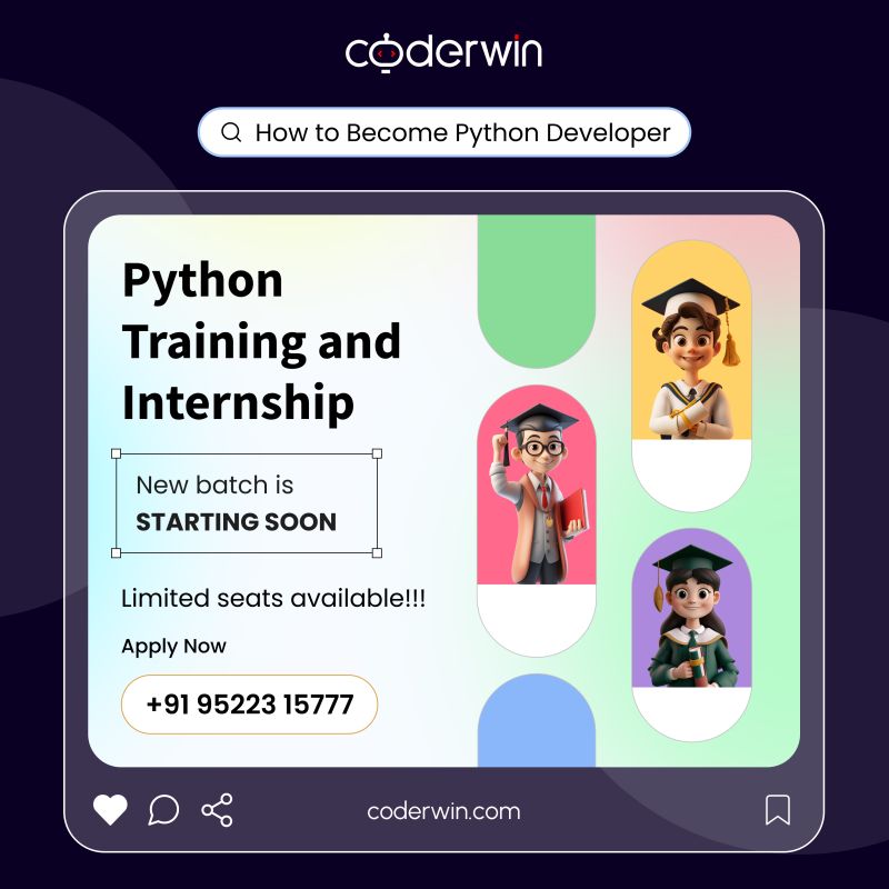 CoderWin on LinkedIn: #coderwin #pythontraining #offlinetraining # ... CoderWin on LinkedIn: #coderwin #pythontraining #offlinetraining # ...