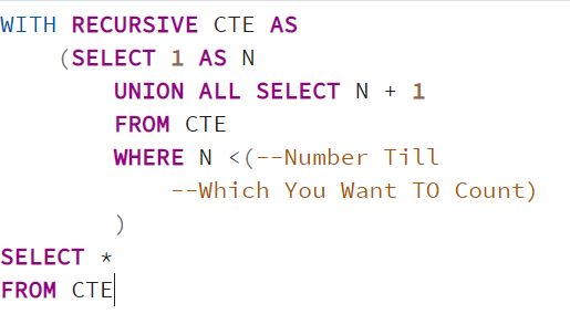 Lalit Hodkhasiya on LinkedIn: Counting In PostgreSQL Using Recursive CTE Lalit Hodkhasiya on LinkedIn: Counting In PostgreSQL Using Recursive CTE