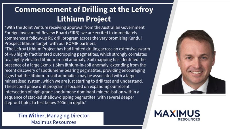 Maximus Resources Limited on LinkedIn: #mxr #lithium #gold #nickel Maximus Resources Limited on LinkedIn: #mxr #lithium #gold #nickel