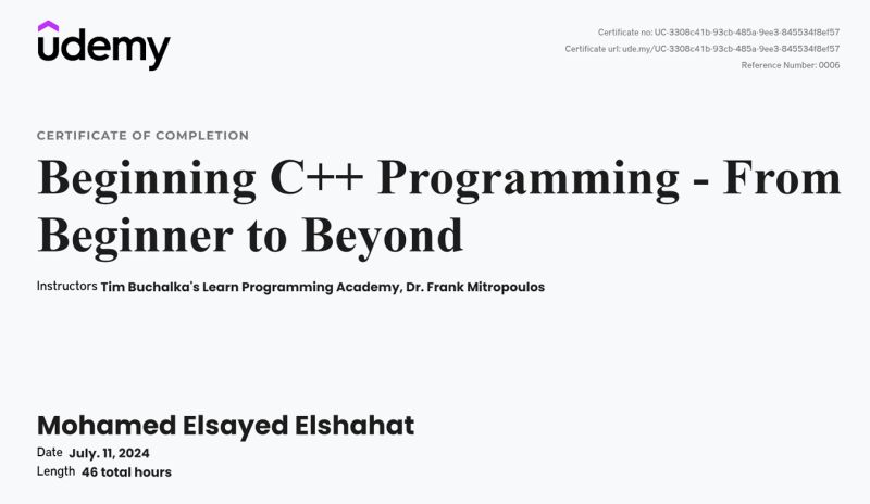 Mohamed Elsayed Elshahatt on LinkedIn: #cplusplus #programmingjourney # ... Mohamed Elsayed Elshahatt on LinkedIn: #cplusplus #programmingjourney # ...