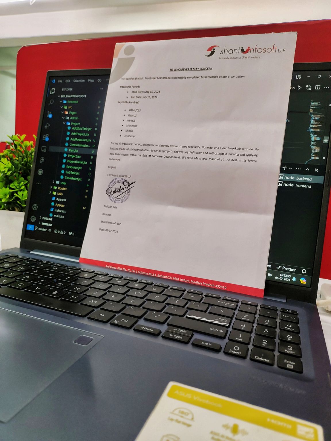 Mahaveer Mandloi on LinkedIn: #internshipexperience #webdevelopment # ... Mahaveer Mandloi on LinkedIn: #internshipexperience #webdevelopment # ...