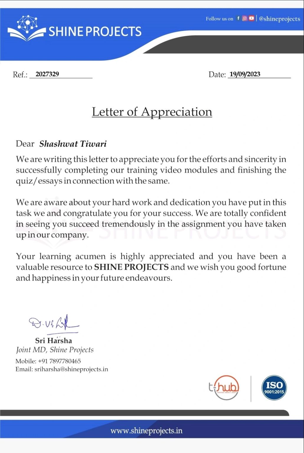 Shashwat Tiwari on LinkedIn: https://lnkd.in/djndb_eQ Shashwat Tiwari on LinkedIn: https://lnkd.in/djndb_eQ