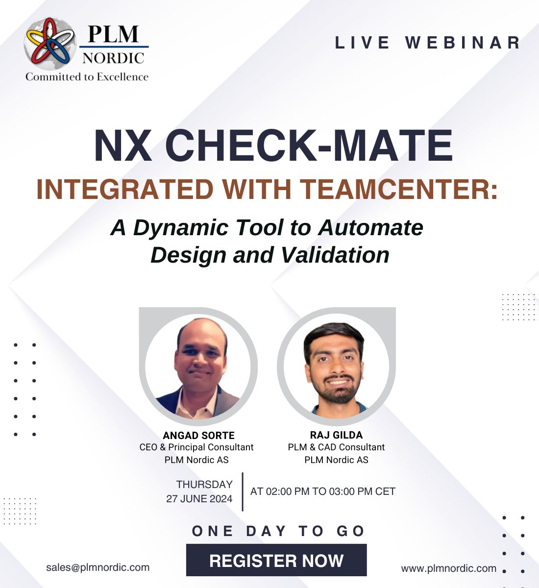 PLM Nordic on LinkedIn: #webinar #plm #cad #teamcenter #nxcheckmate # ... PLM Nordic on LinkedIn: #webinar #plm #cad #teamcenter #nxcheckmate # ...