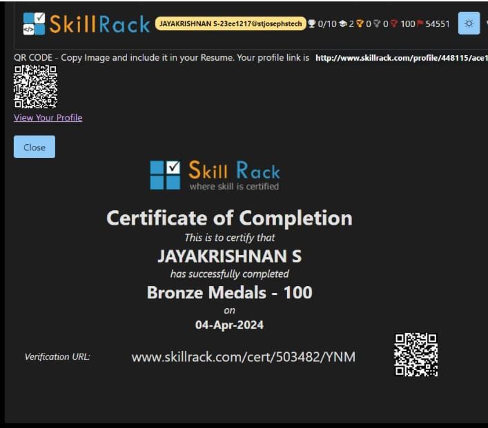 Jayakrishnan S on LinkedIn: #programming #cprogramming #skillrack # ... Jayakrishnan S on LinkedIn: #programming #cprogramming #skillrack # ...