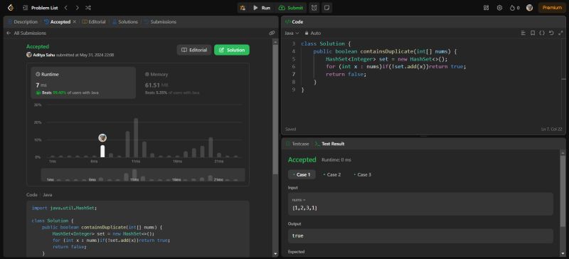Aditya Sahu on LinkedIn: ๐ Just solved problem 217 on LeetCode! ๐ ๐ ... Aditya Sahu on LinkedIn: ๐ Just solved problem 217 on LeetCode! ๐ ๐ ...