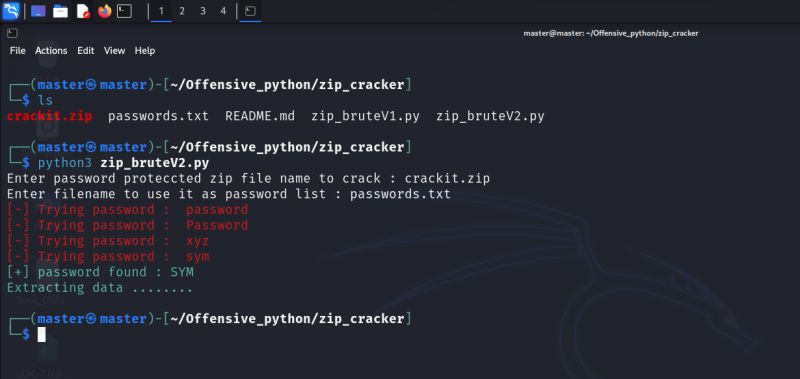Shyam Chauhan on LinkedIn: #python #zipcracker #wordlist # ... Shyam Chauhan on LinkedIn: #python #zipcracker #wordlist # ...