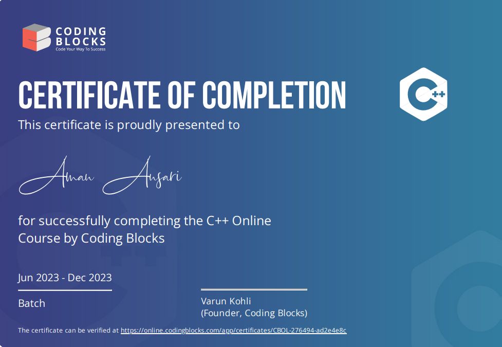 Aman Ansari on LinkedIn: #datastructures #algorithms #codingblocks Aman Ansari on LinkedIn: #datastructures #algorithms #codingblocks