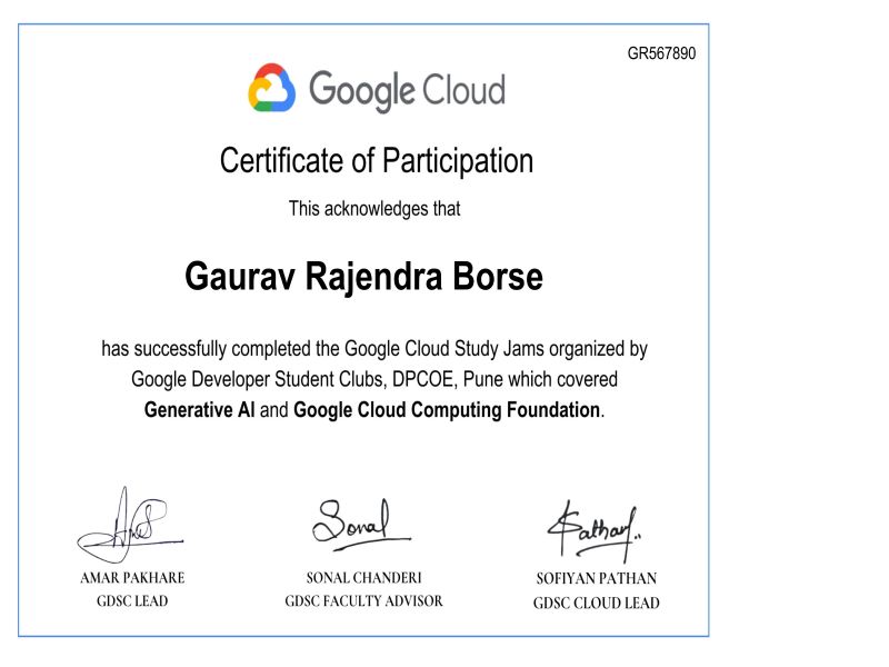 Gaurav Borse on LinkedIn: #gdsc #googlecloud #studyjams #gdscdpcoep # ... Gaurav Borse on LinkedIn: #gdsc #googlecloud #studyjams #gdscdpcoep # ...
