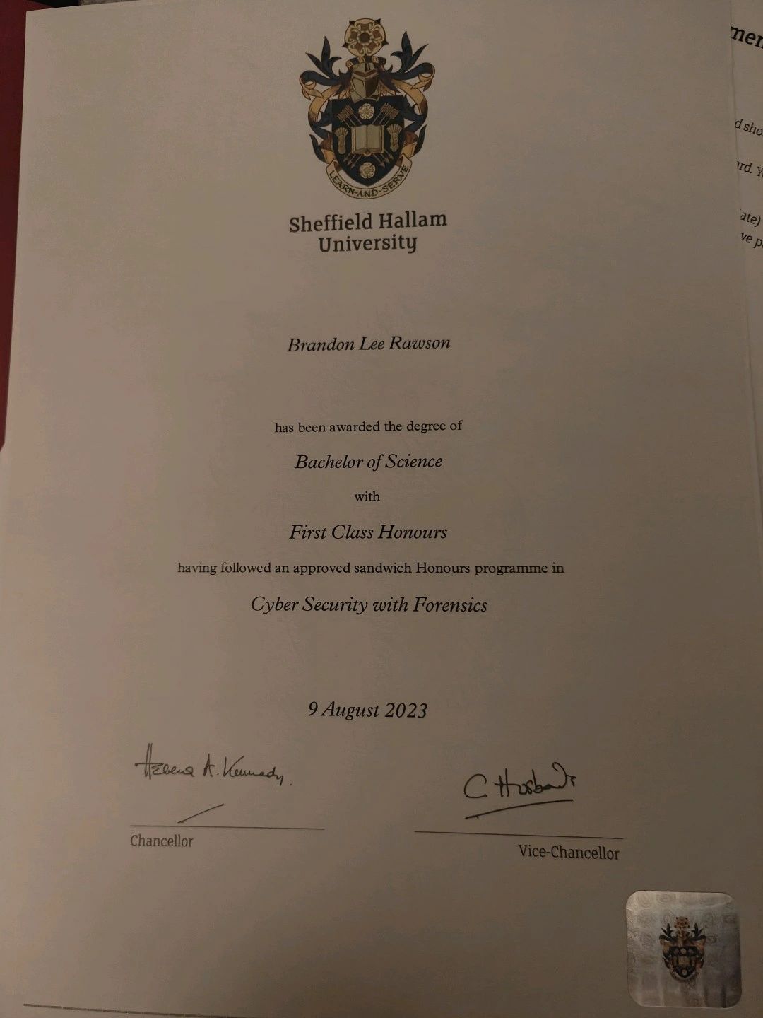 Brandon Rawson on LinkedIn: #degree #firstclasshonours # ... Brandon Rawson on LinkedIn: #degree #firstclasshonours # ...