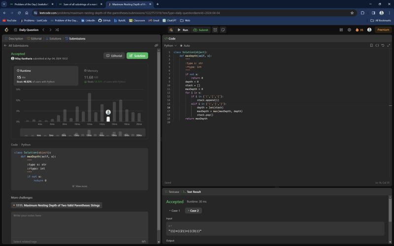 Nilay Kantharia on LinkedIn: #day28 #100daysofcode #leetcode # ... Nilay Kantharia on LinkedIn: #day28 #100daysofcode #leetcode # ...