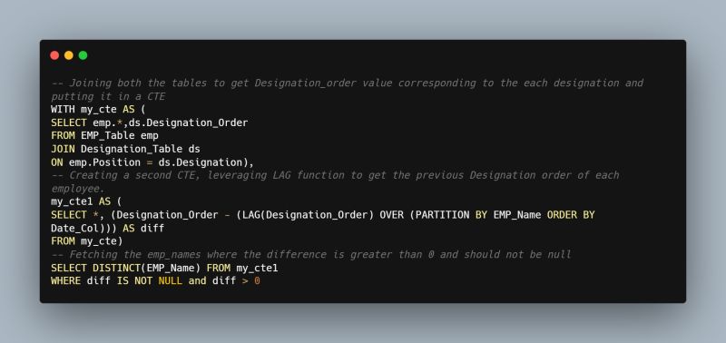 Mohit Sharma on LinkedIn: #sql #sqlqueries #sqlserver #sqlchallenge # ... Mohit Sharma on LinkedIn: #sql #sqlqueries #sqlserver #sqlchallenge # ...