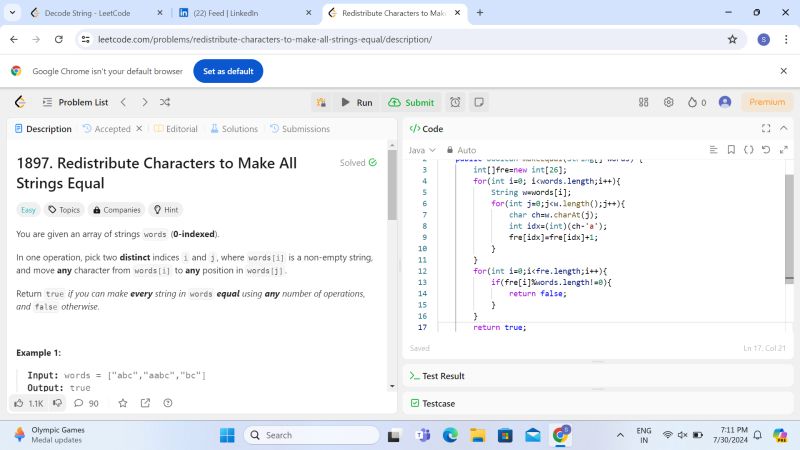 Shruti Jha on LinkedIn: #100daysleetcode #dsawithedslash #java Shruti Jha on LinkedIn: #100daysleetcode #dsawithedslash #java