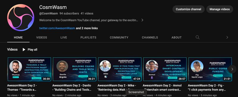 CosmWasm on LinkedIn: #awesomwasm CosmWasm on LinkedIn: #awesomwasm