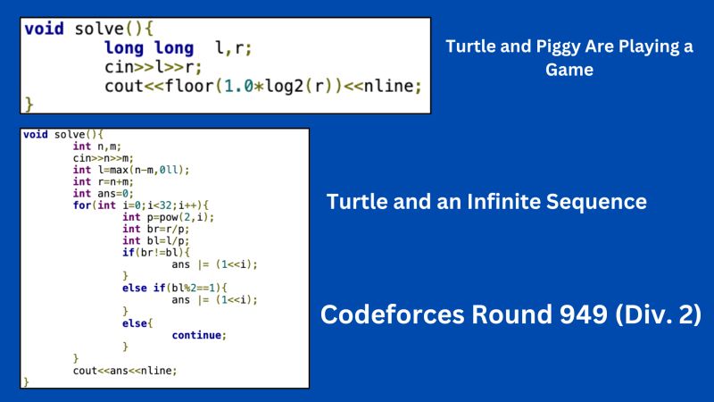 Sundaran Sinha on LinkedIn: CodeForces 949 Div 2 -> 2024-05-31 (Up ... Sundaran Sinha on LinkedIn: CodeForces 949 Div 2 -> 2024-05-31 (Up ...