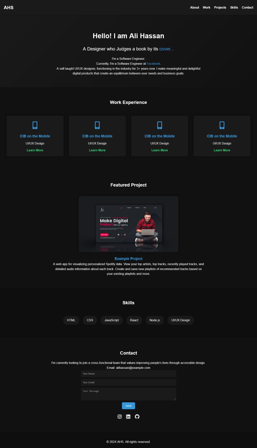 Ali Hassan Sandhu on LinkedIn: #portfolio #webdeveloper #javascript Ali Hassan Sandhu on LinkedIn: #portfolio #webdeveloper #javascript