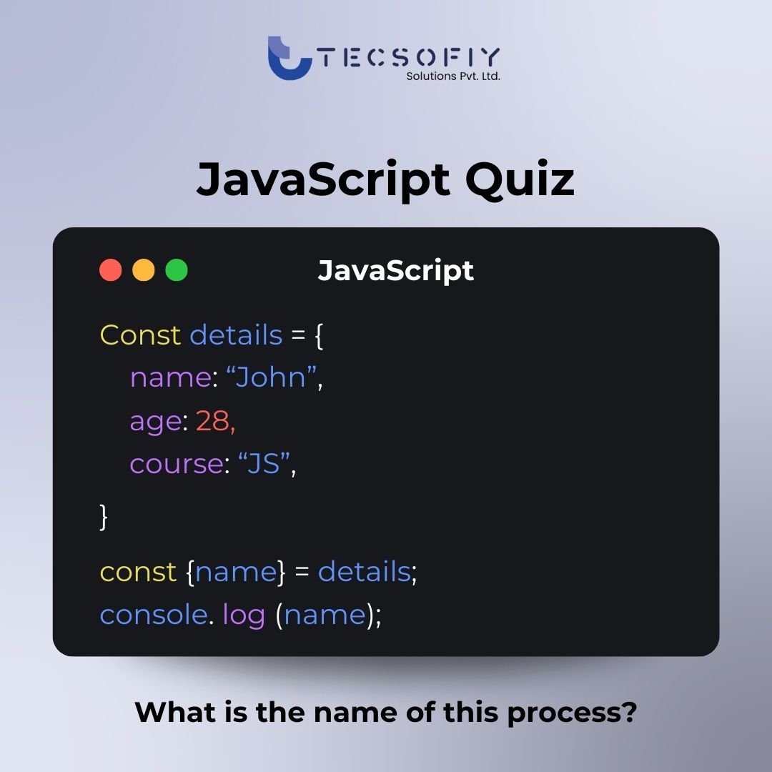 Tecsofiy on LinkedIn: #javascript #javascript #codingquiz #techskills # ... Tecsofiy on LinkedIn: #javascript #javascript #codingquiz #techskills # ...