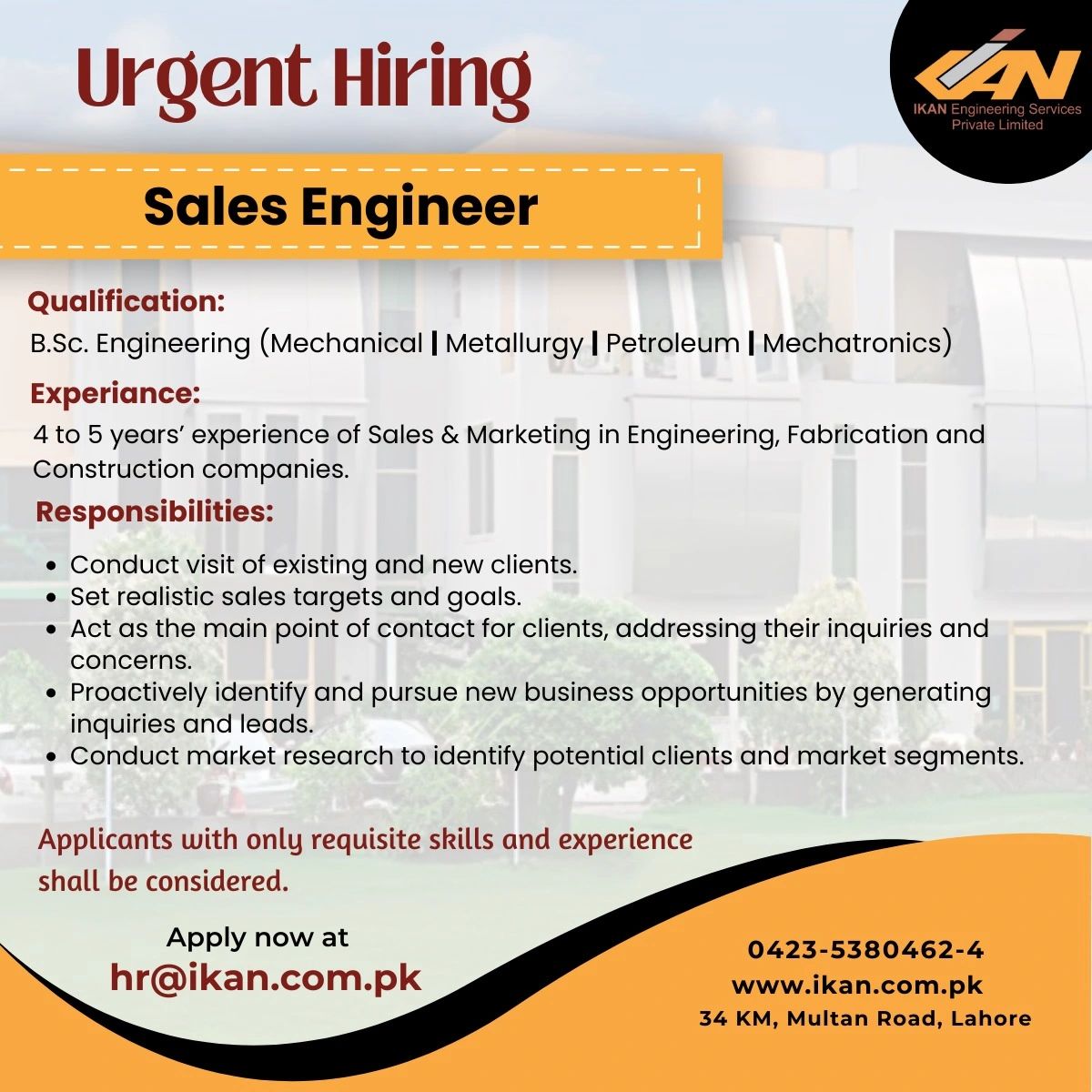 IKAN Engineering Services (Pvt.) Ltd. on LinkedIn: #share #careers # ... IKAN Engineering Services (Pvt.) Ltd. on LinkedIn: #share #careers # ...