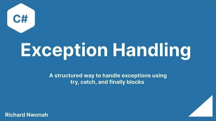 Richard Nwonah on LinkedIn: #csharp #programming #exceptionhandling # ... Richard Nwonah on LinkedIn: #csharp #programming #exceptionhandling # ...