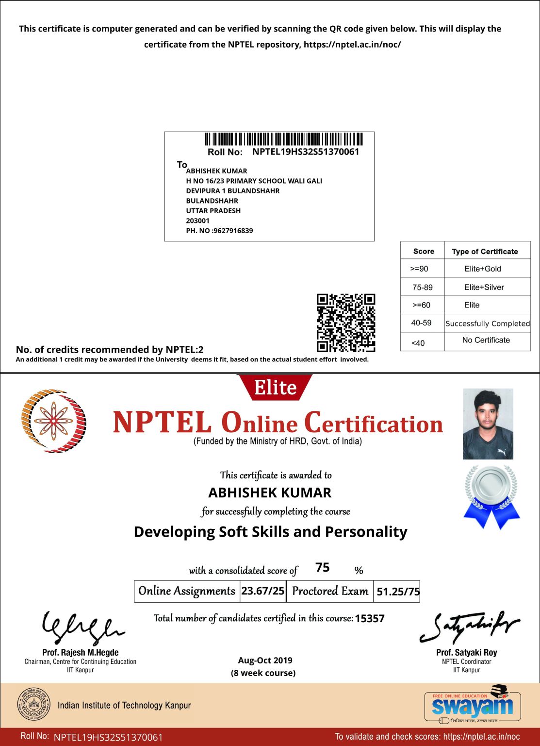 Abhishek Kumar on LinkedIn: #nptel Abhishek Kumar on LinkedIn: #nptel
