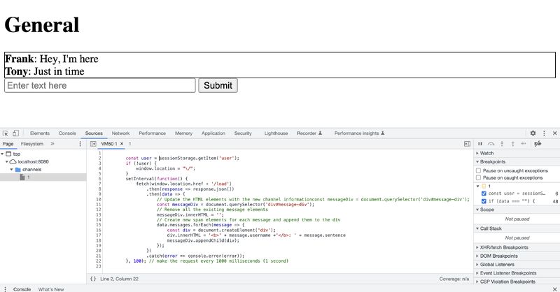Tony Edmonds on LinkedIn: My last project was to build a basic chat ... Tony Edmonds on LinkedIn: My last project was to build a basic chat ...