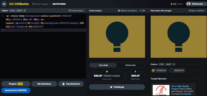Mohamed Atef on LinkedIn: Little fun with Css Battle (^_^) link of ... Mohamed Atef on LinkedIn: Little fun with Css Battle (^_^) link of ...