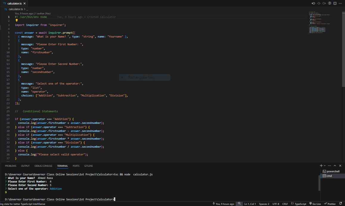Syed Ahmed Raza on LinkedIn: #typescript #calculator # ... Syed Ahmed Raza on LinkedIn: #typescript #calculator # ...