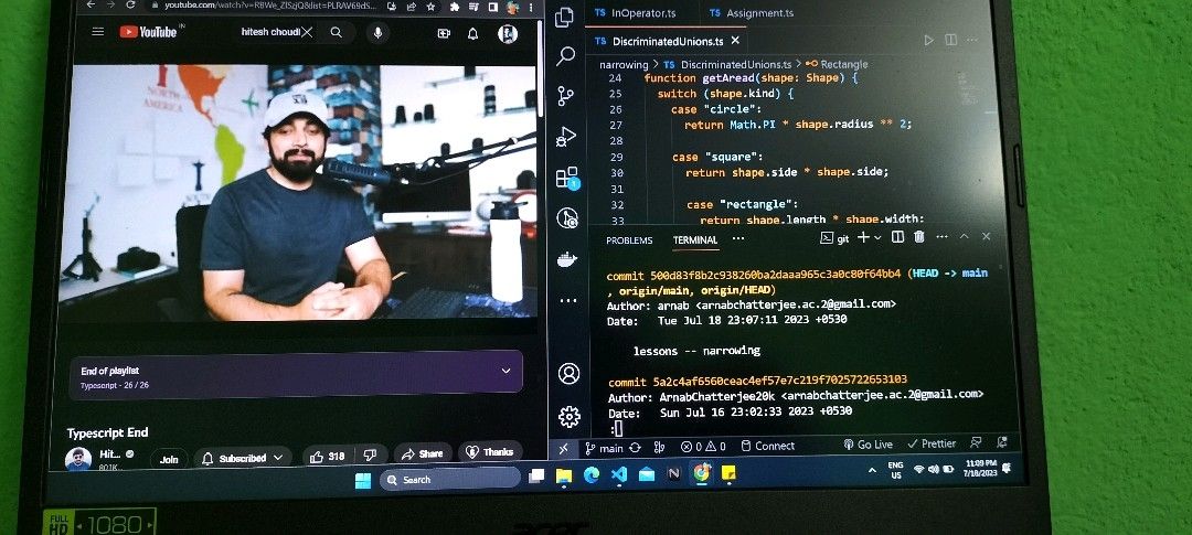 Arnab Chatterjee on LinkedIn: #learning #typescript #developer #learner Arnab Chatterjee on LinkedIn: #learning #typescript #developer #learner