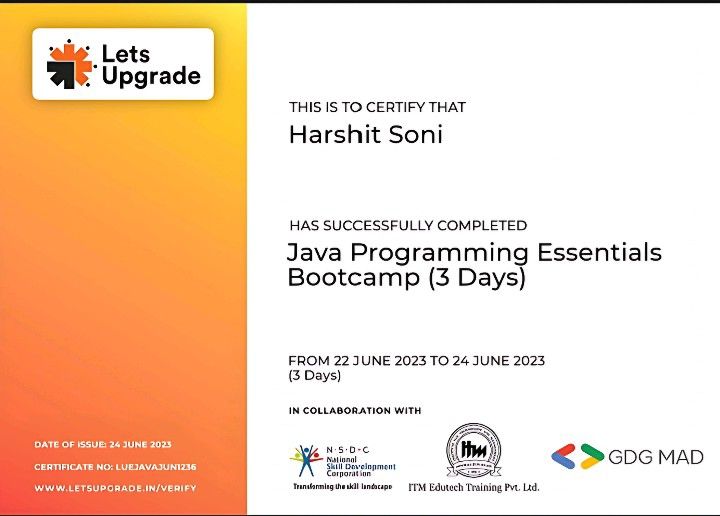Harshit Arya on LinkedIn: #programming #java Harshit Arya on LinkedIn: #programming #java