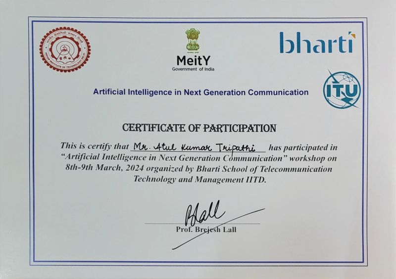 ATUL KUMAR TRIPATHI on LinkedIn: #ai #communication #workshopcompletion ... ATUL KUMAR TRIPATHI on LinkedIn: #ai #communication #workshopcompletion ...