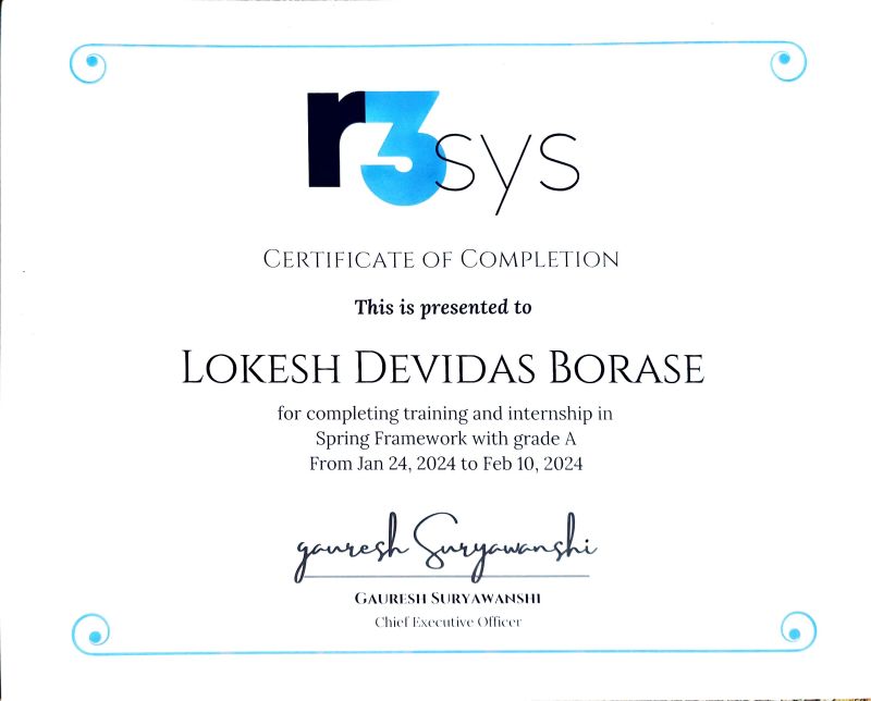 Lokesh Borse on LinkedIn: #java #javaspringframework #webdevelopment # ... Lokesh Borse on LinkedIn: #java #javaspringframework #webdevelopment # ...