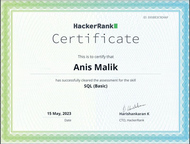Anis Malik on LinkedIn: #coding #sql #sqldeveloper #sqlinterview # ... Anis Malik on LinkedIn: #coding #sql #sqldeveloper #sqlinterview # ...